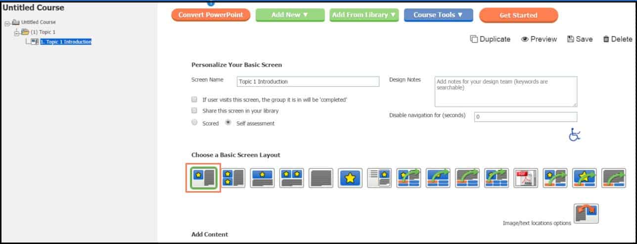 basic screen layout - Udutu